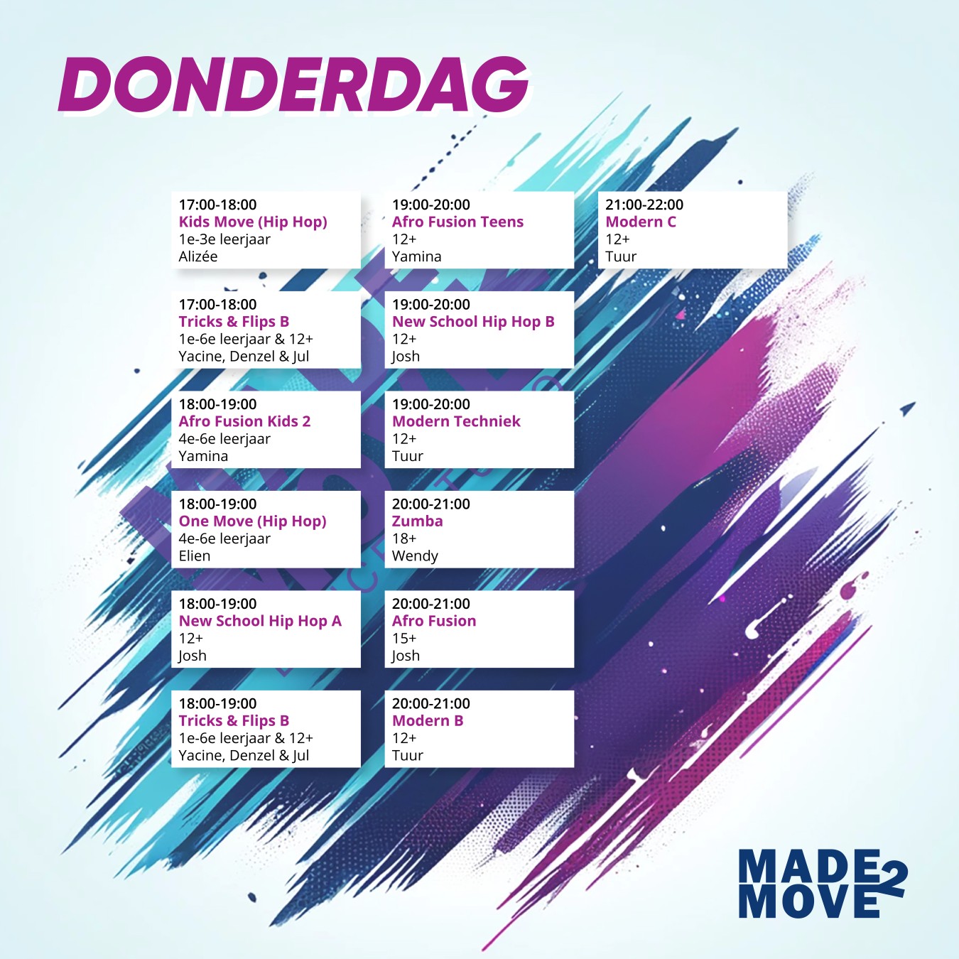 Dansschool in Wetteren | MADE2MOVE