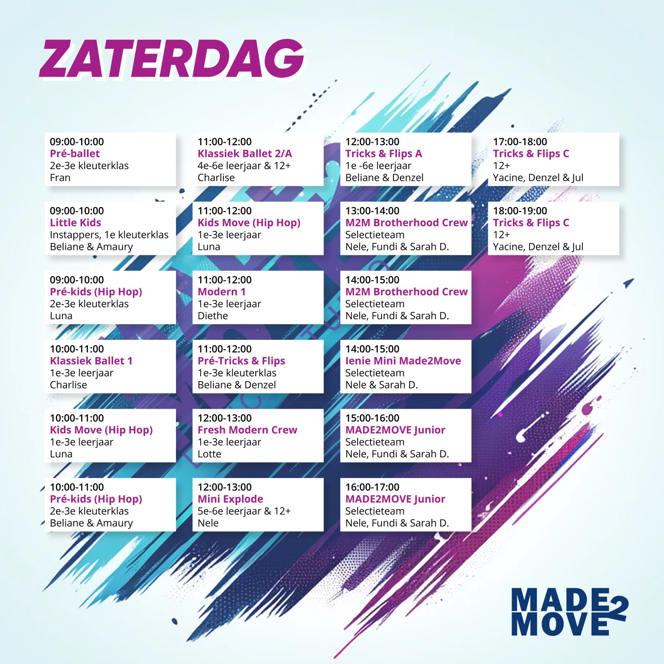 Dansschool in Wetteren | MADE2MOVE